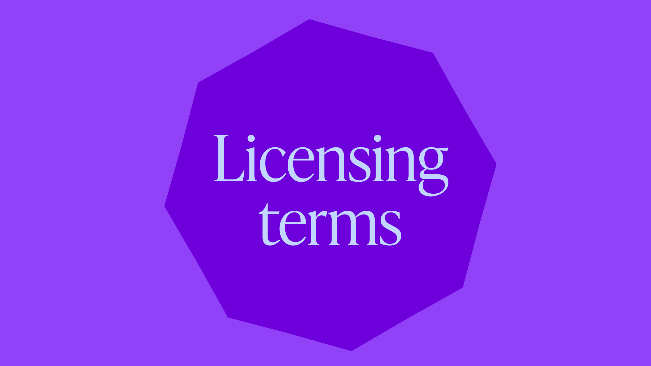 What are licensing terms? - CLIP