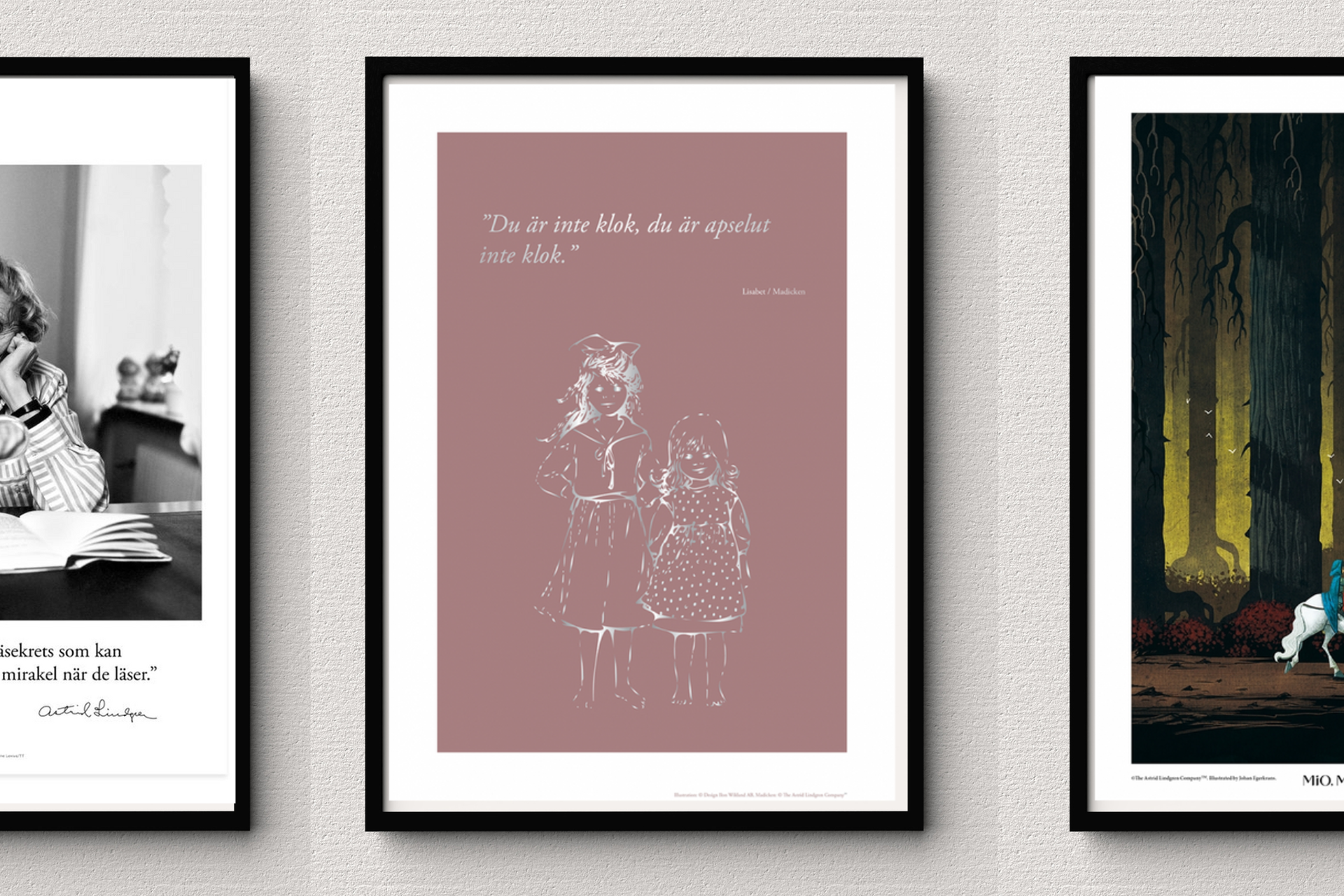 SALE - Posters - Astrid Lindgren