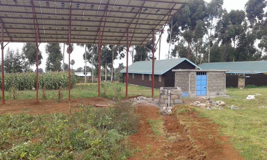 Water tank and solar panels now installed | Gundua Foundation