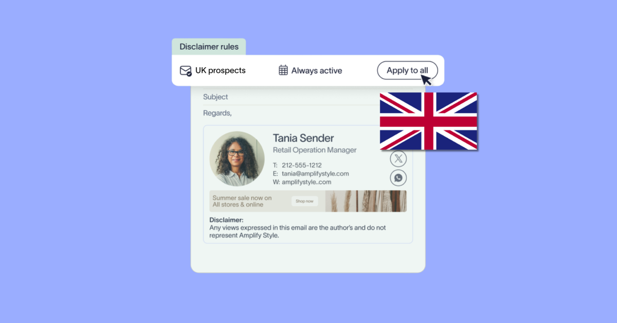 UK Email Disclaimers: Laws, Requirements & Examples | Exclaimer