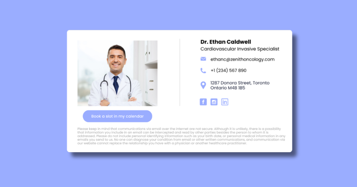 Doctor Email Signature: Examples, Templates & Best Practices