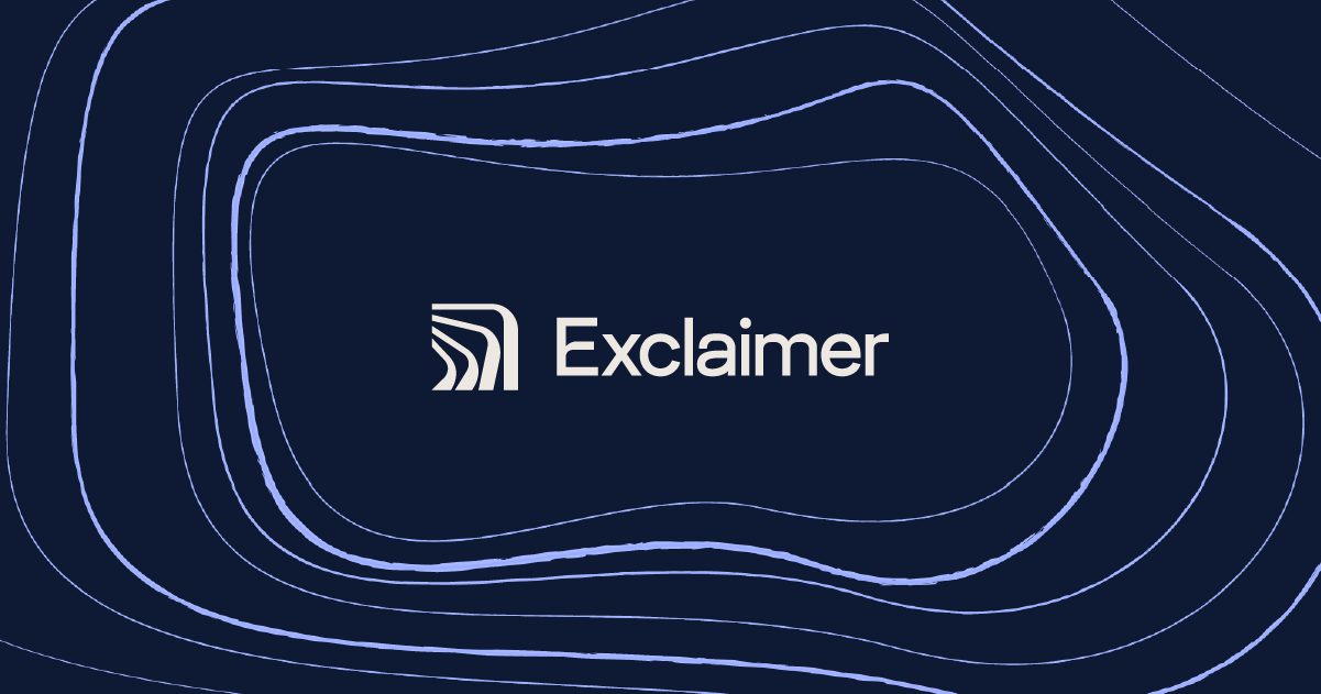 Exclaimer, Amplified: Introducing Our New Brand | Exclaimer