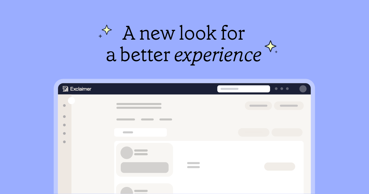 Discover Exclaimer's New, Enhanced UI