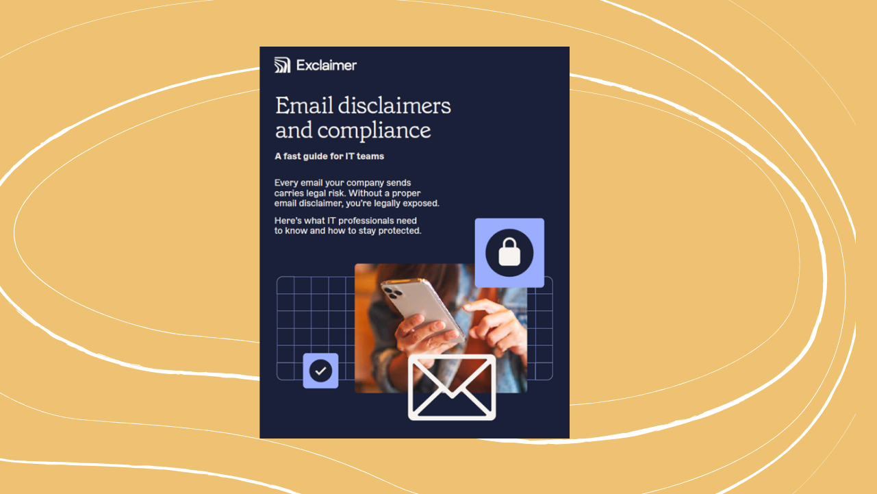Email Disclaimer Compliance for IT | Infographic