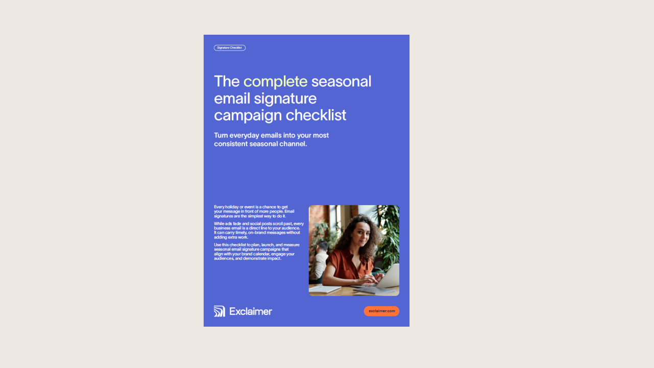 The Complete Seasonal Email Signature Campaign Checklist