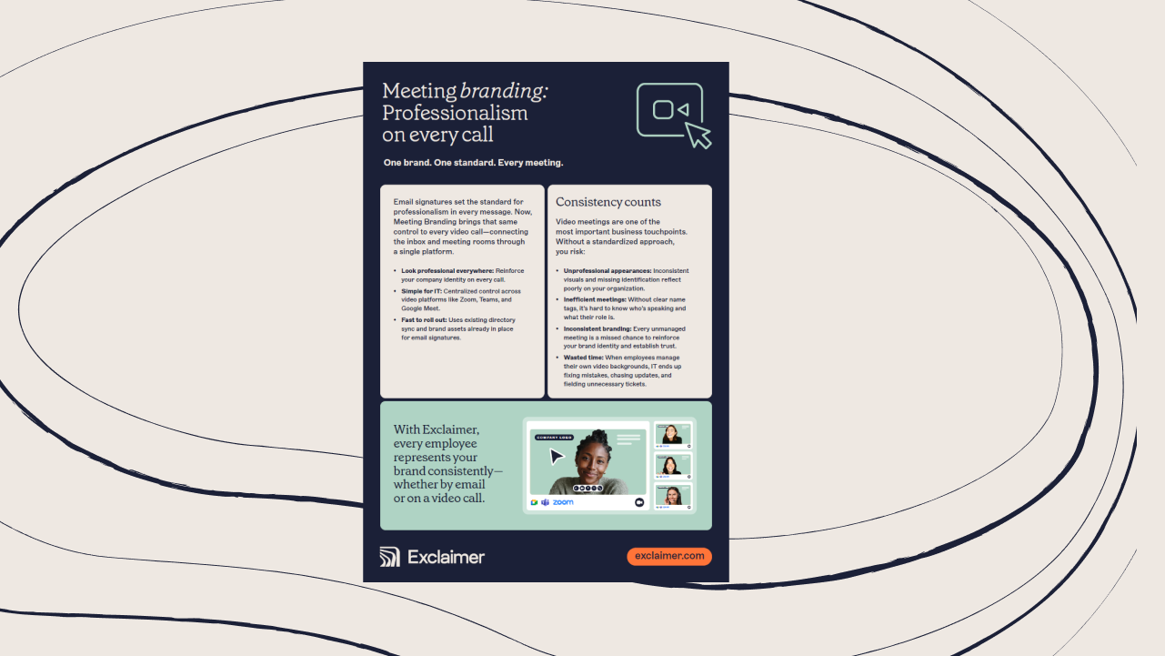 Meeting Branding: Professionalism On Every Call