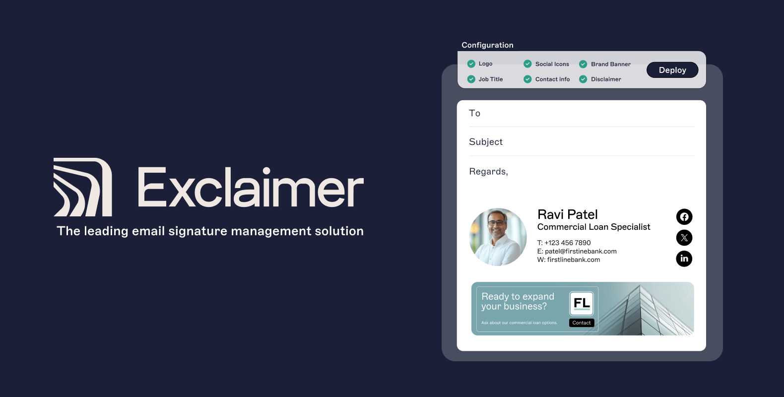 Email Signature Management for Finance | Exclaimer