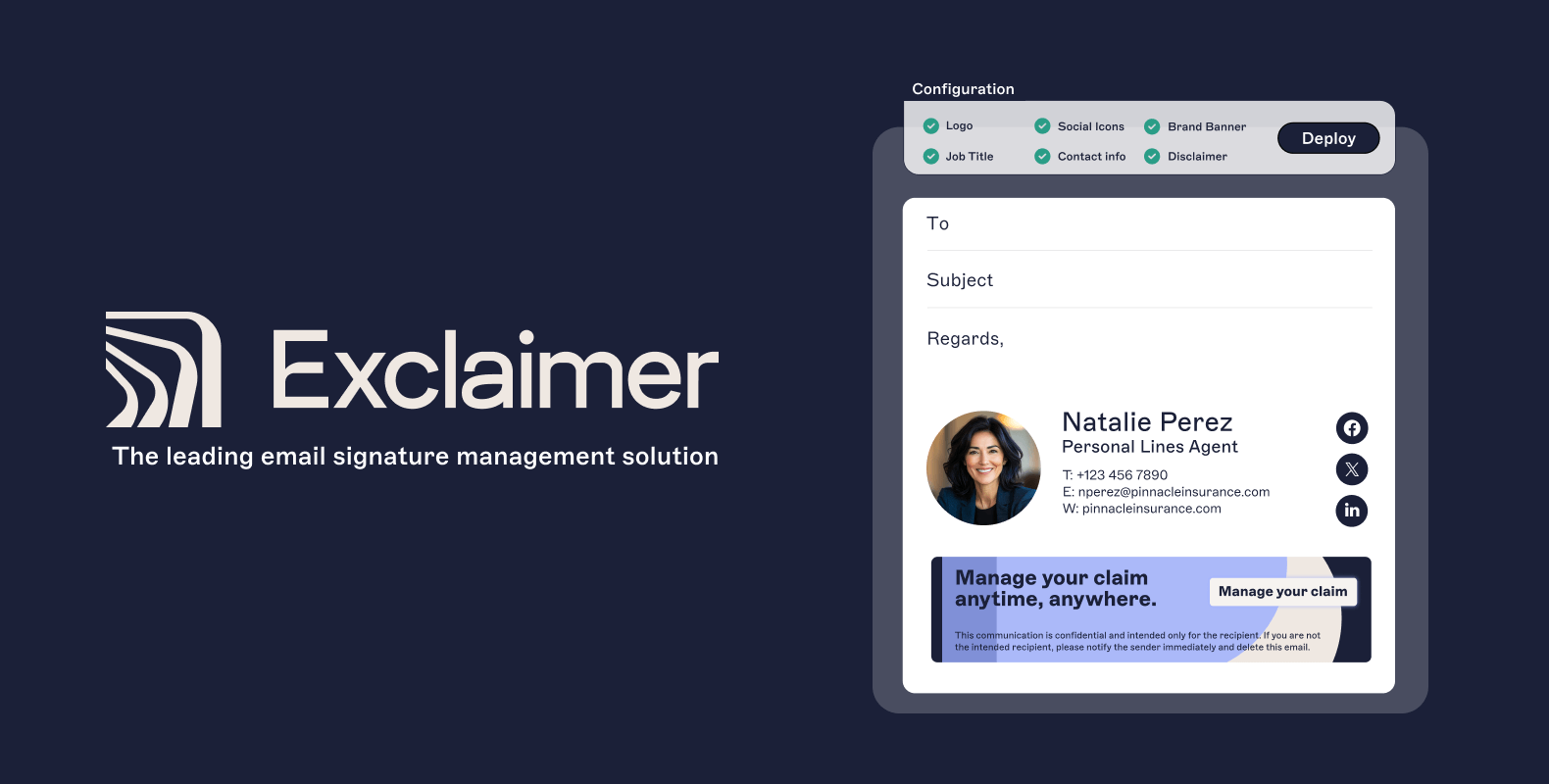 Email Signature Management for Insurance Firms | Exclaimer