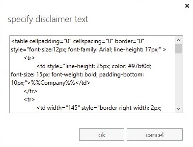 Introducing the Office 365 Disclaimer Function | Exclaimer