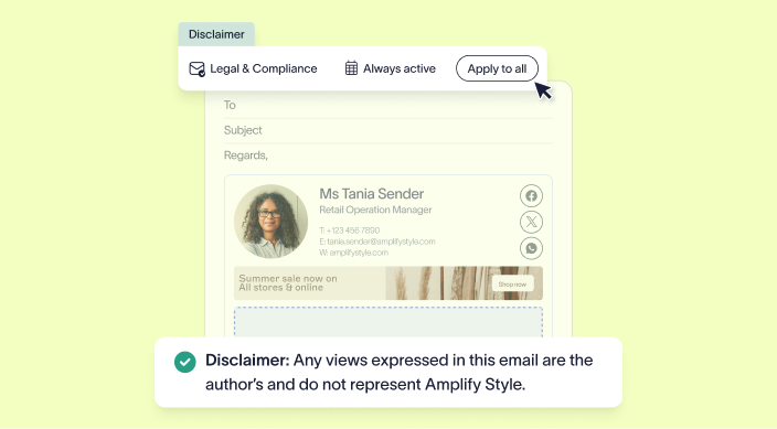 Product Features: Email signature management made simple