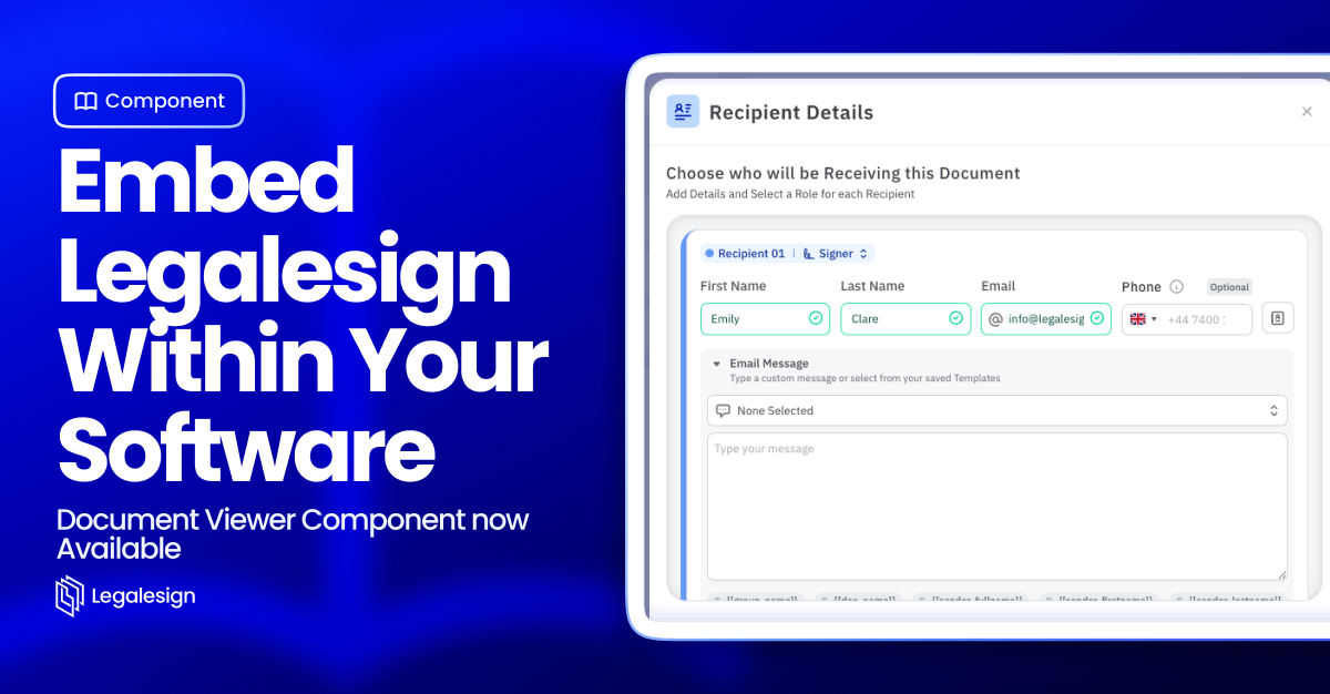 Embed Document Sending in Your Business Software | Legalesign