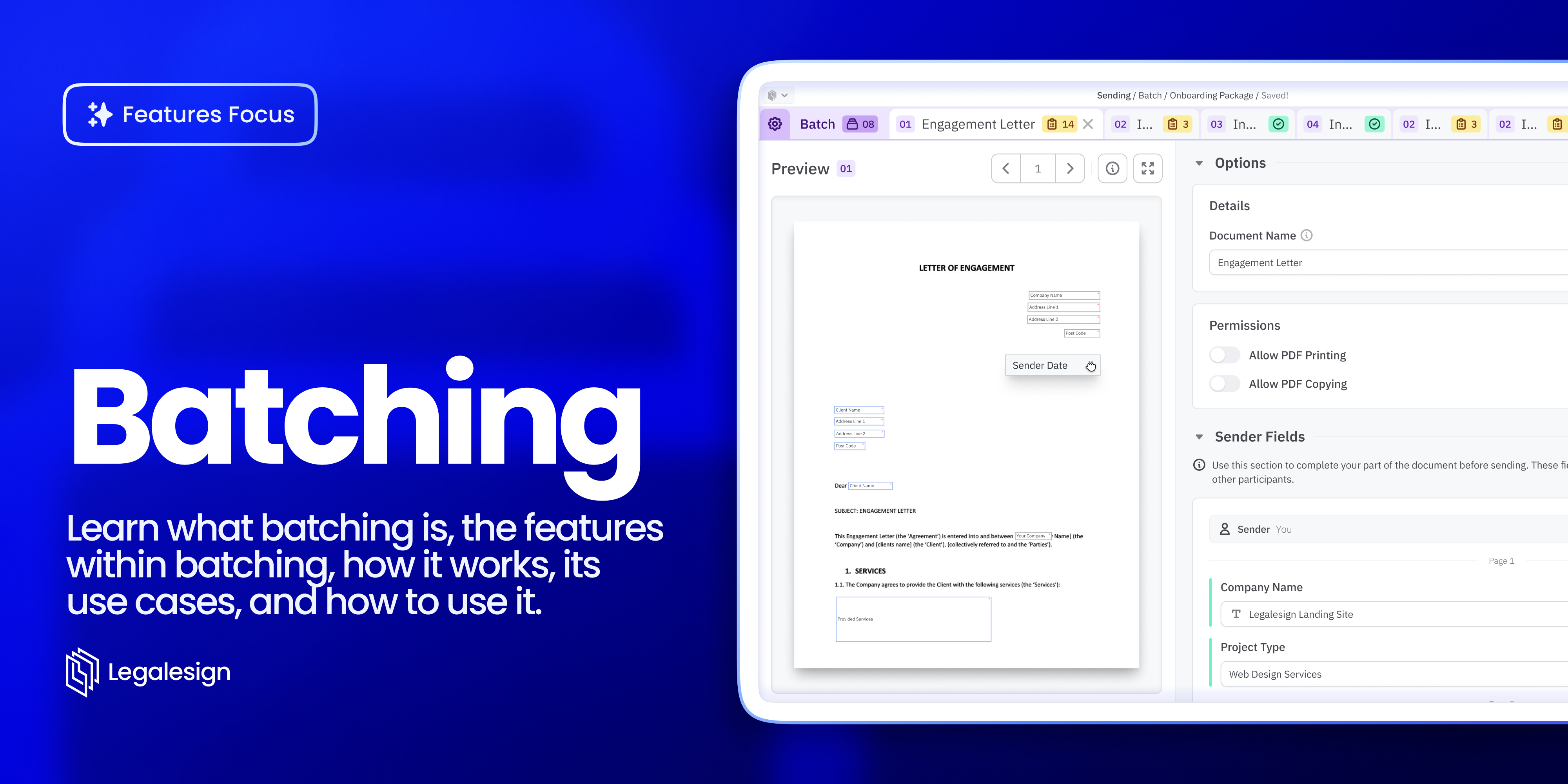 Batch Documents for Compliance and Faster Signing | Legalesign