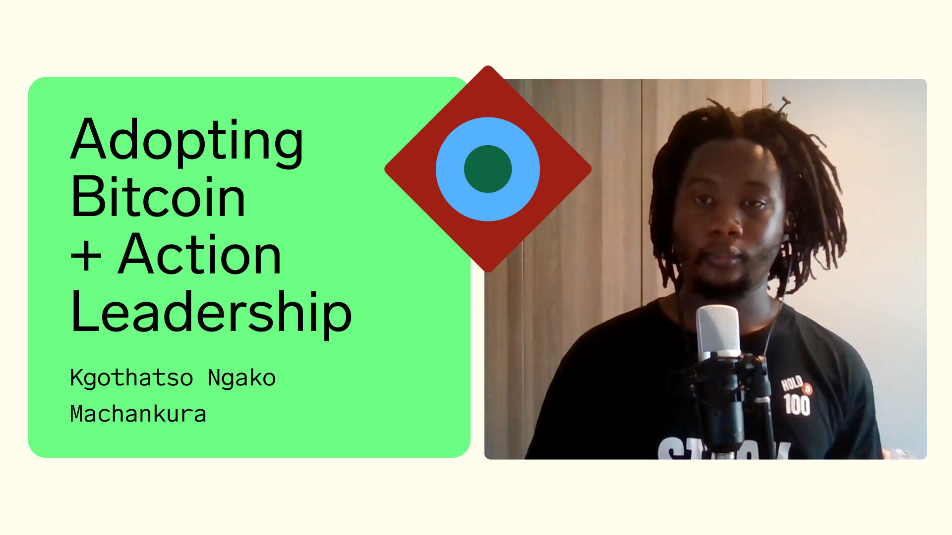 An interview with Kgothatso Ngako from Machankura, South Africa.