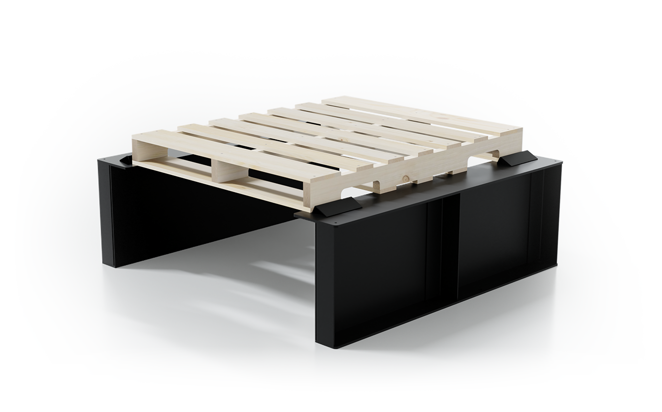 Effectivize your pallet handling with a solid pallet stand