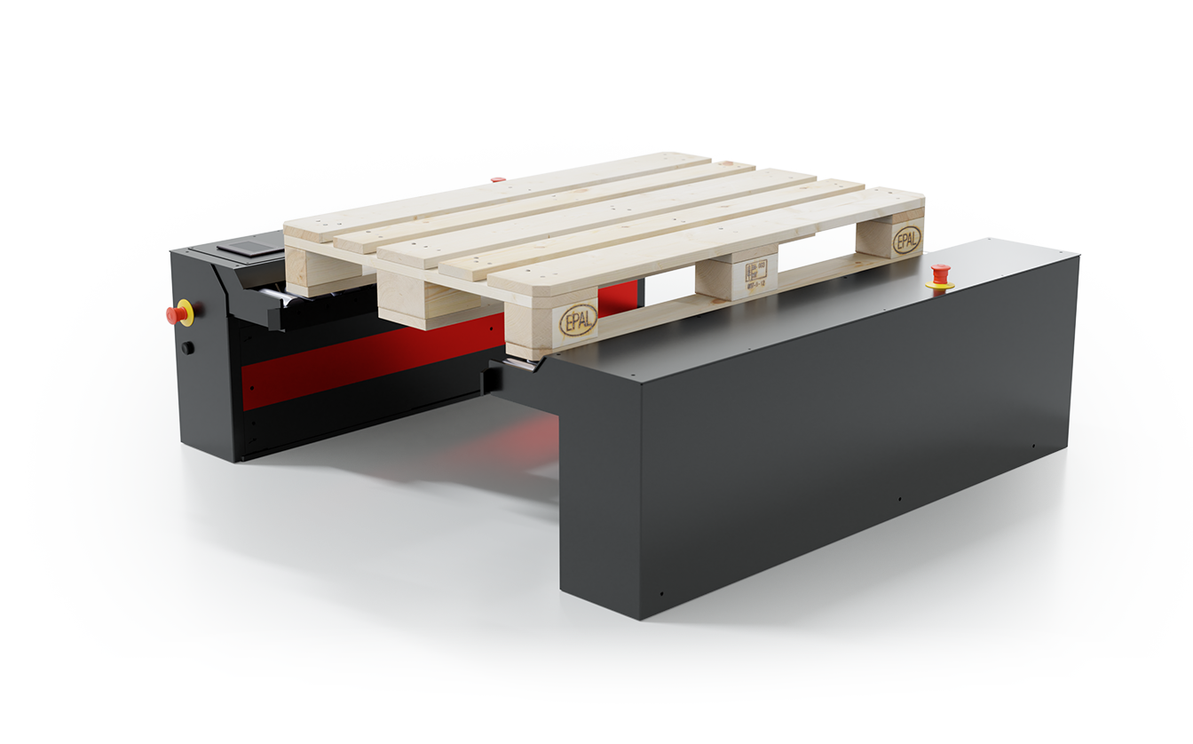 Smart Pallet Station: Move pallets, boost efficiency.
