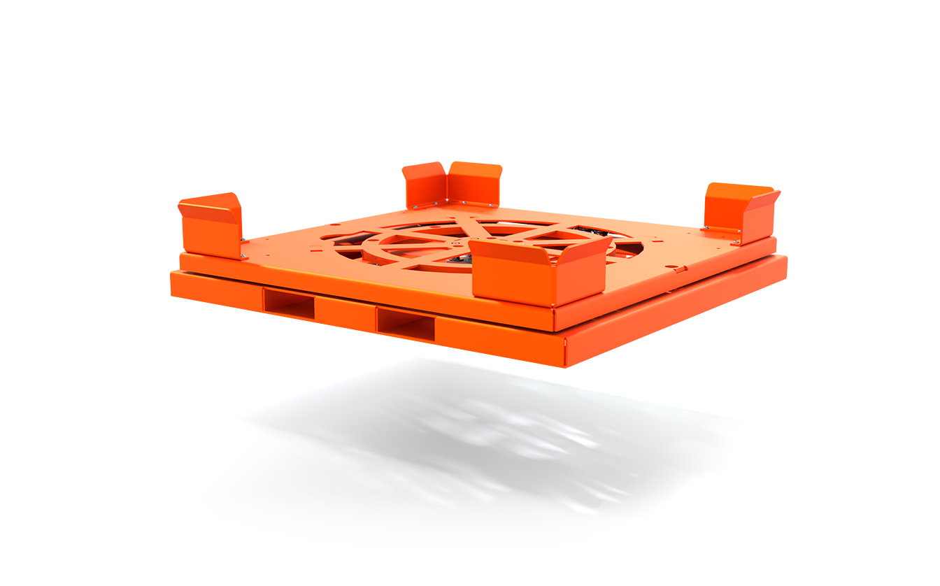 Pick up and rotate payloads for ergonomic handling