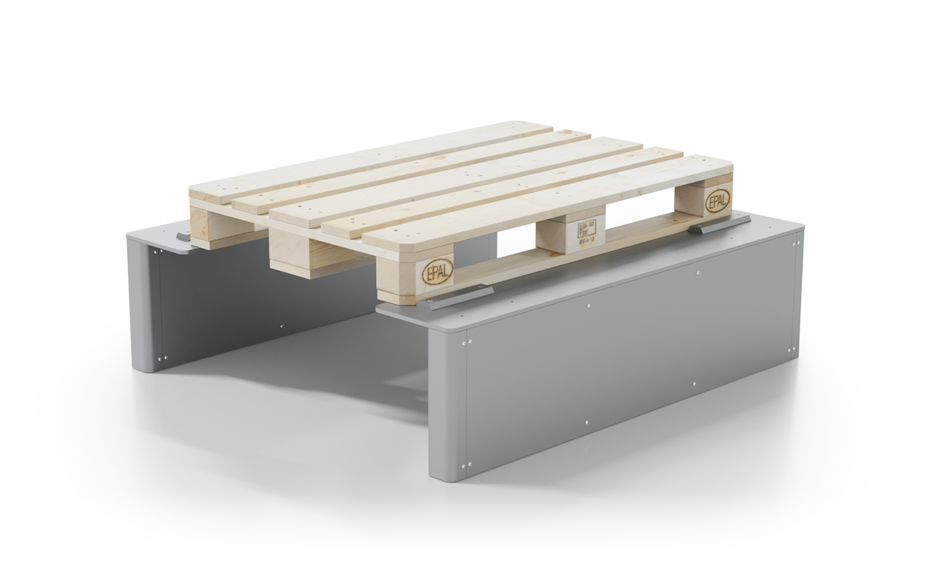 From forklift to robot: Our Pallet Rack bridges the gap, effortlessly.