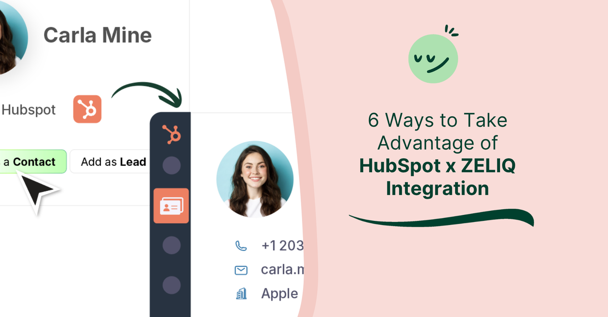 6 Ways to Take Advantage of HubSpot x ZELIQ Integration