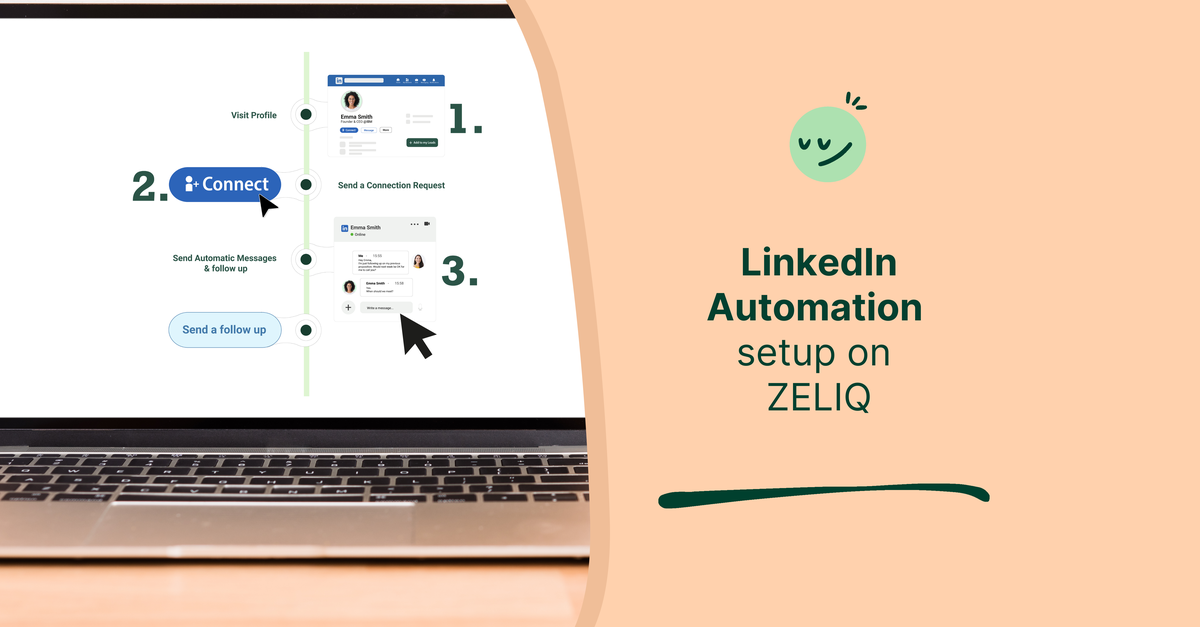 LinkedIn Automation setup on ZELIQ