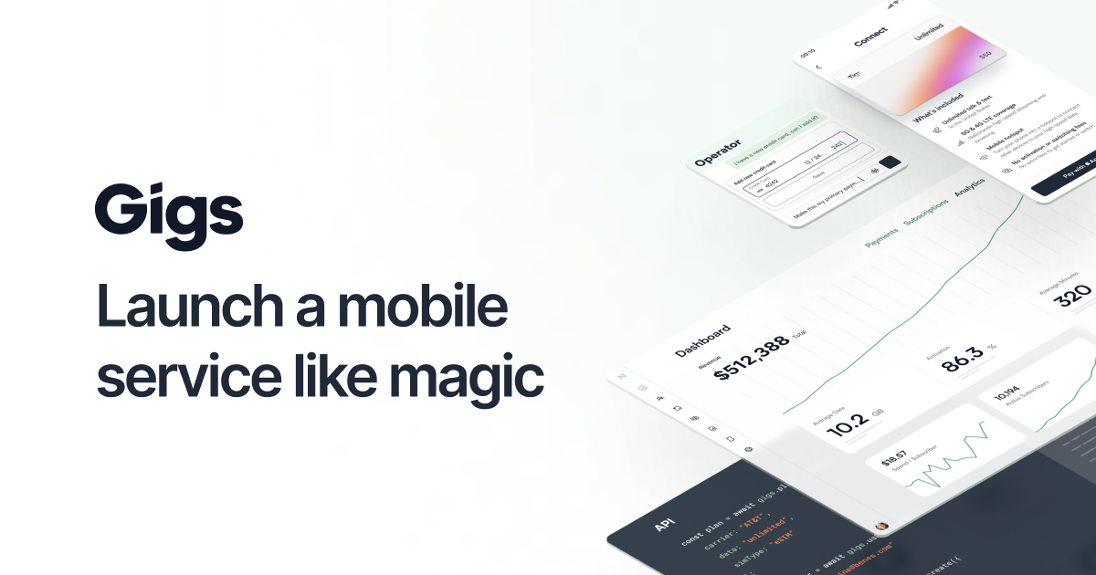 Gigs: The easiest way to become an MVNO