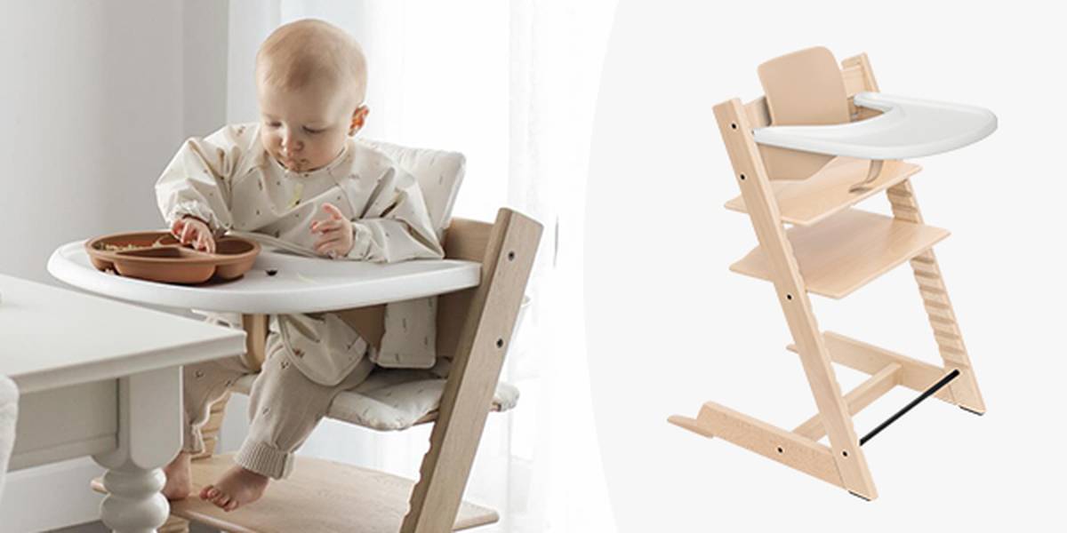 Stokke® - TRIPP TRAPP® - Bundle Treppenhochstuhl inkl. Babyset und Tray ...
