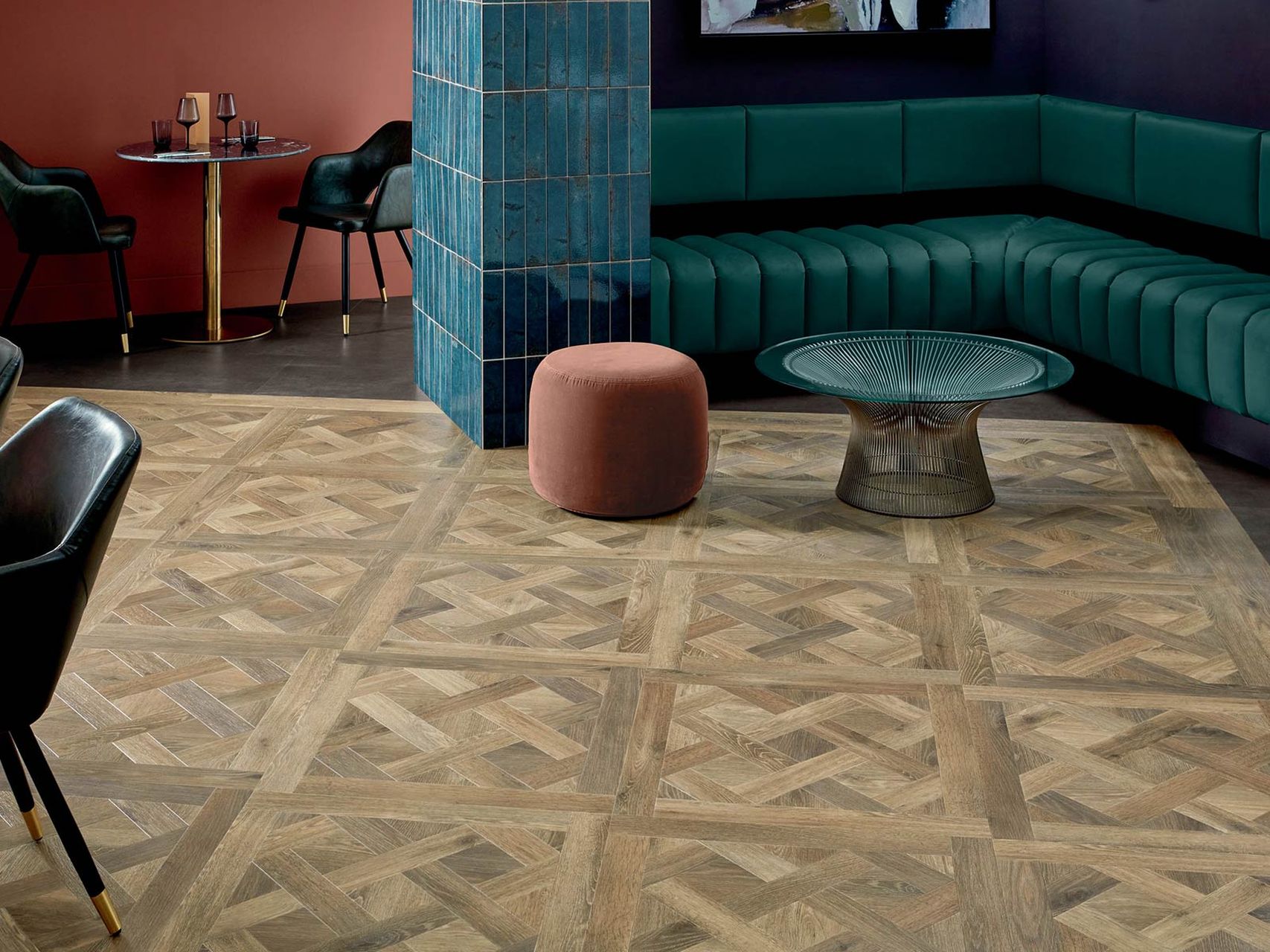 Versailles Parquet DC541 | An LVT Design floor for Commercial spaces