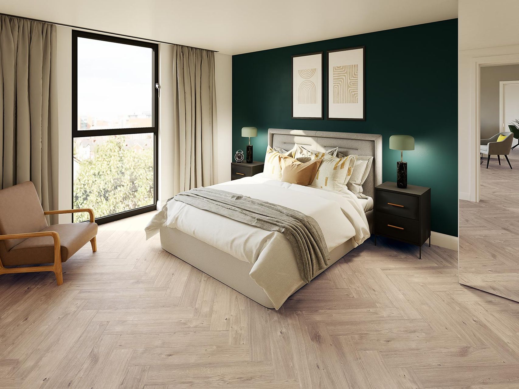 Scandi Oak SB5W3085 | Click vinyl flooring from Amtico
