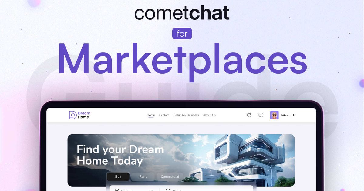 Setting up marketplace chat with CometChat