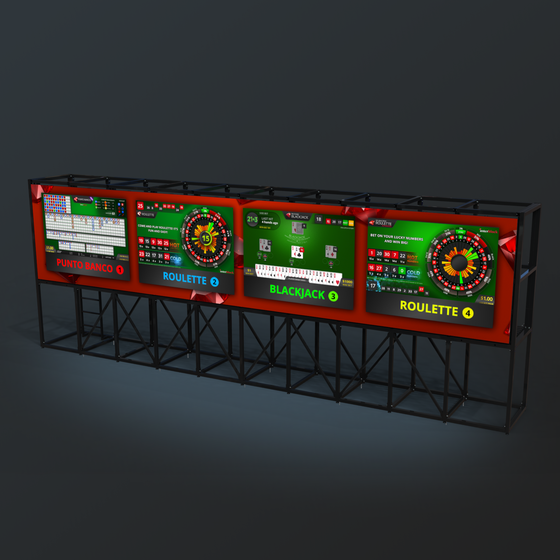 Interlock's Pulse Arena Video Walls | Interblock Luxury Gaming Products