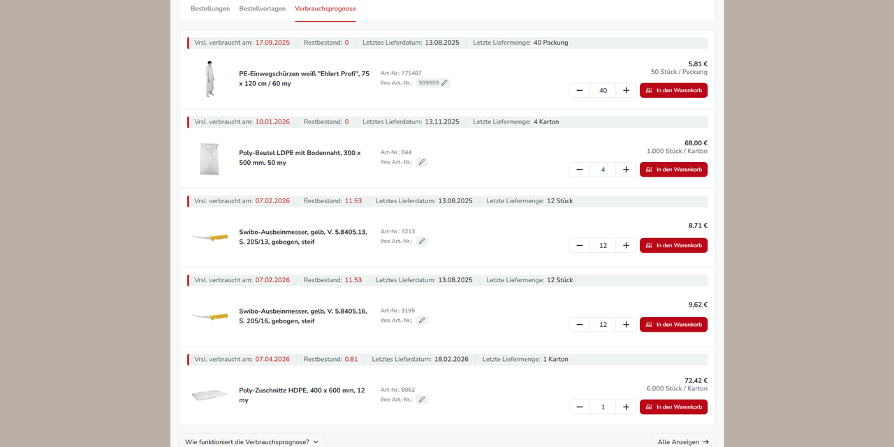 LandingPage Neues Kundenkonto – Ehlert als Partner für Ihre ...