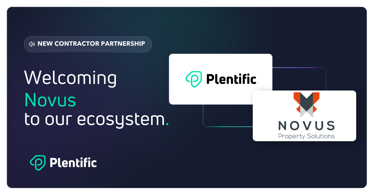 Plentific welcomes Novus Property Solutions