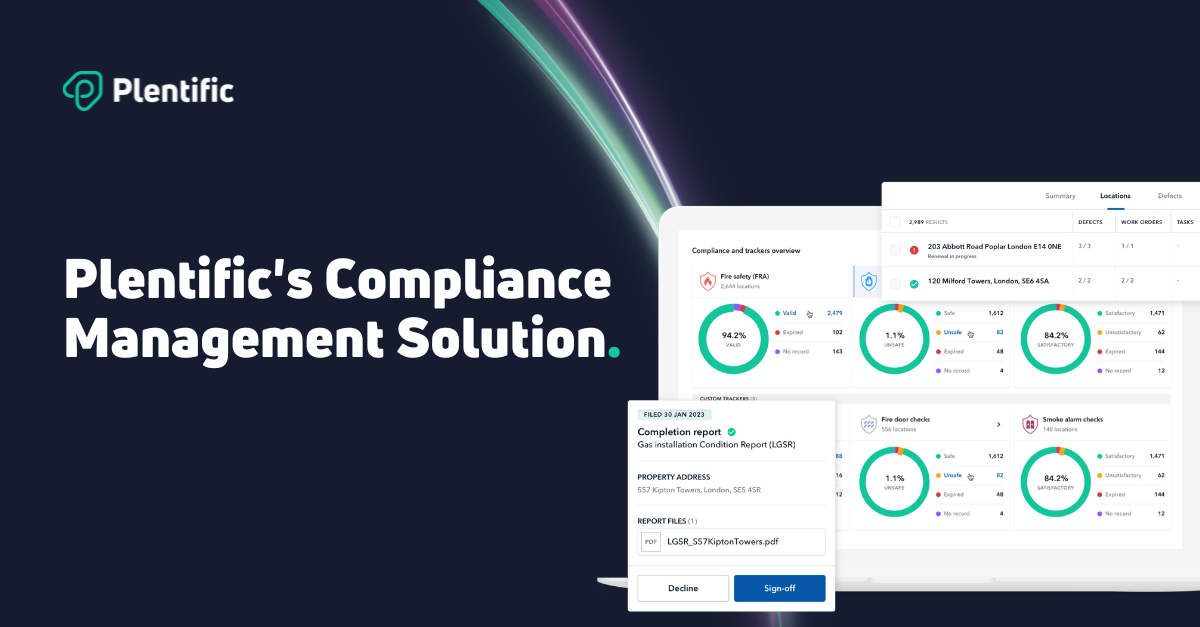 Plentific Launches New Solution Enabling Seamless Compliance Management Plentific Launches New Solution Enabling Seamless Compliance Management
