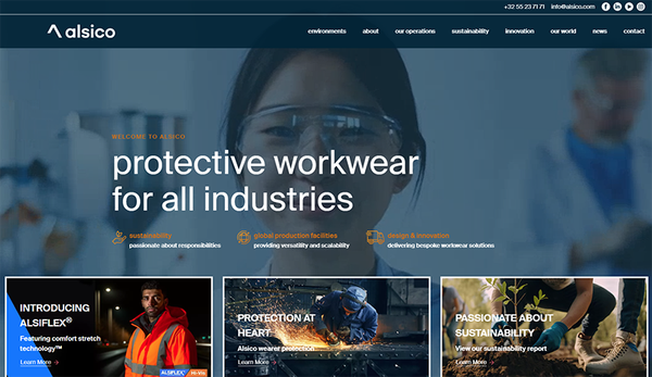 Welcome to Alsico UK - Expert Workwear Producers
