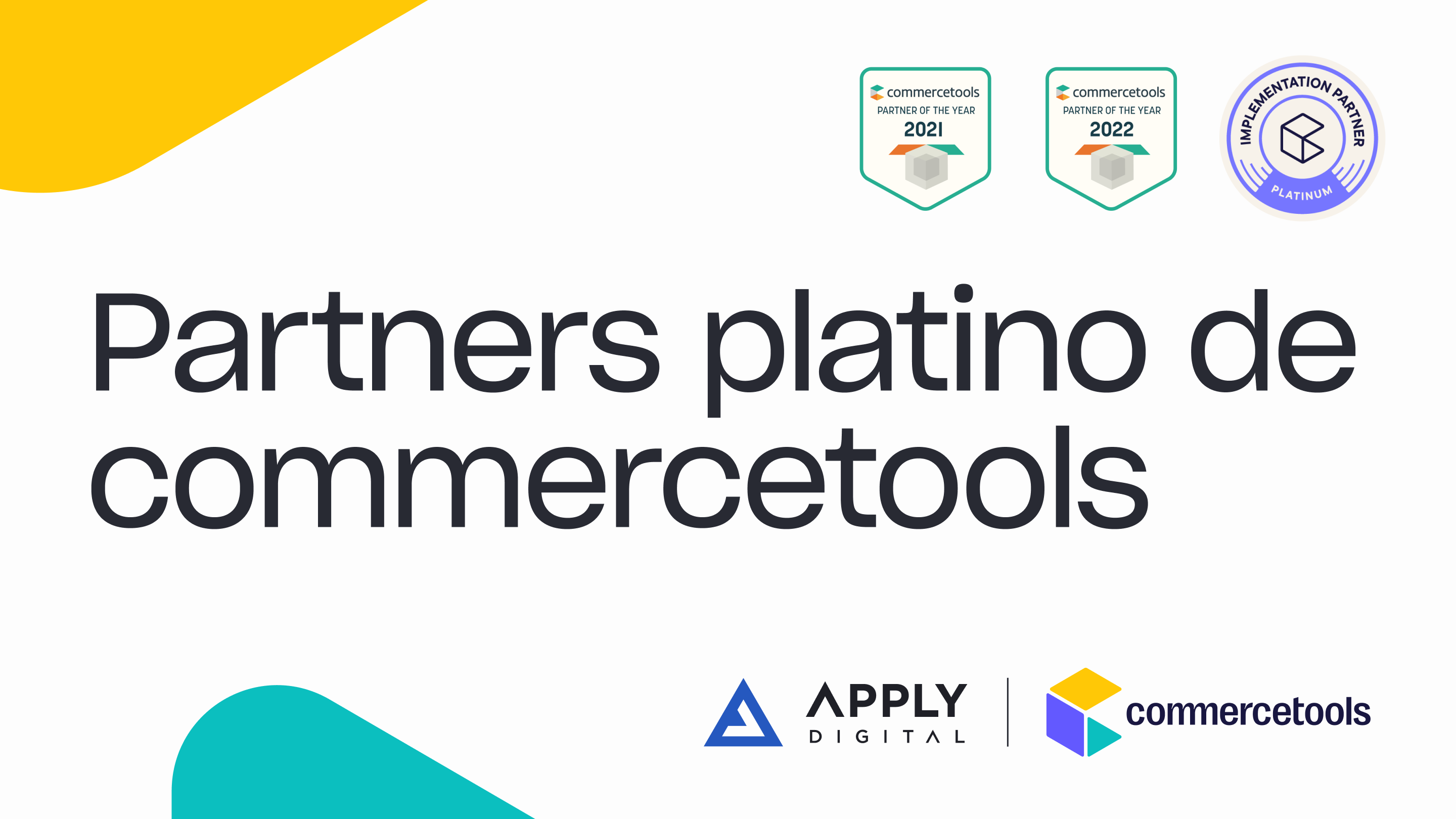 Somos un partner platino de commercetools