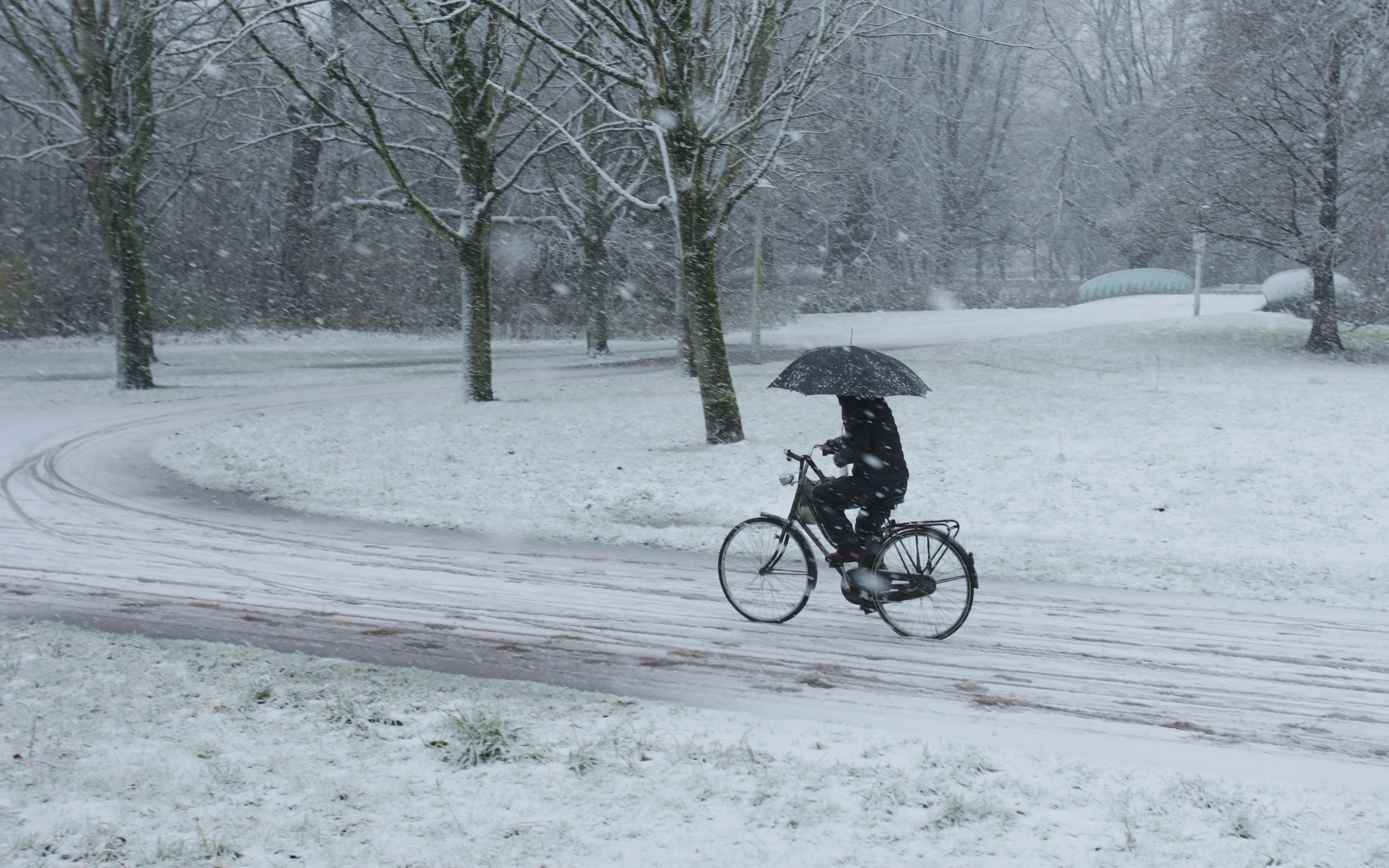 Heb je recht om de hele week thuis te werken door de sneeuw? Deze ...