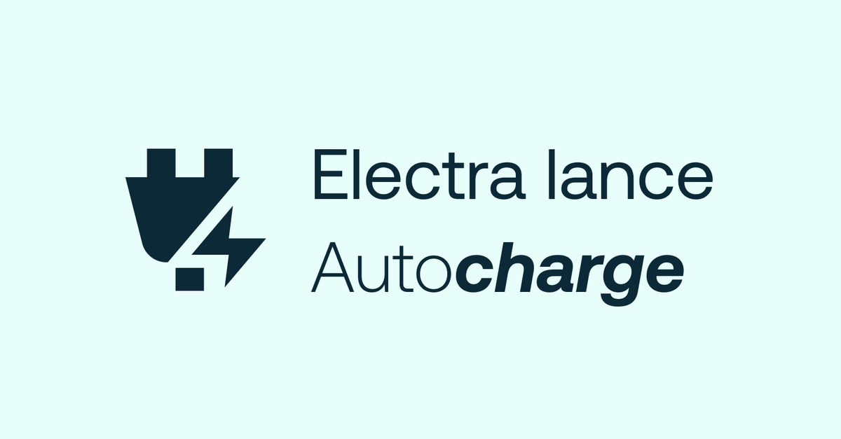 Electra lance Autocharge et simplifie encore la recharge. On branche ...
