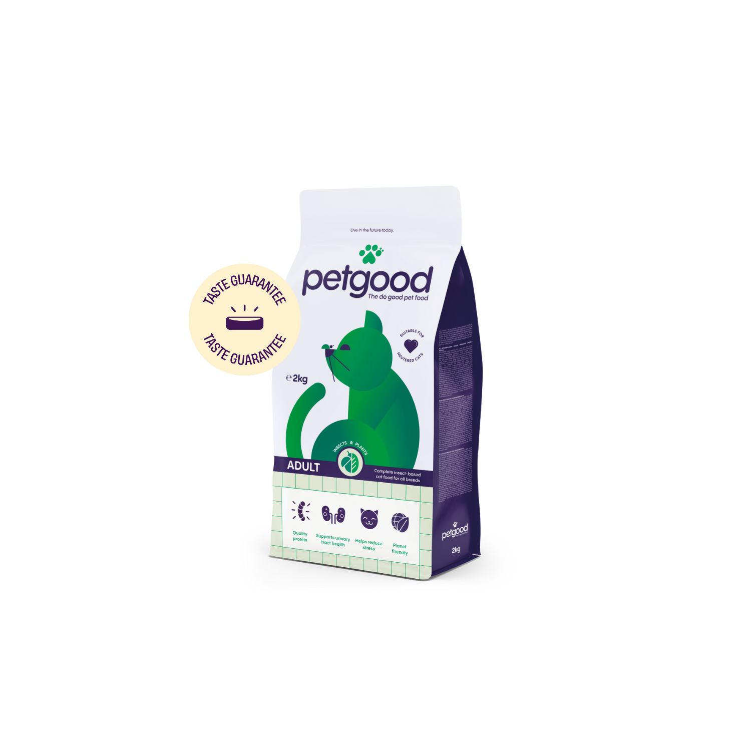 Insect-based cat food with taste guarantee - the original from Petgood
