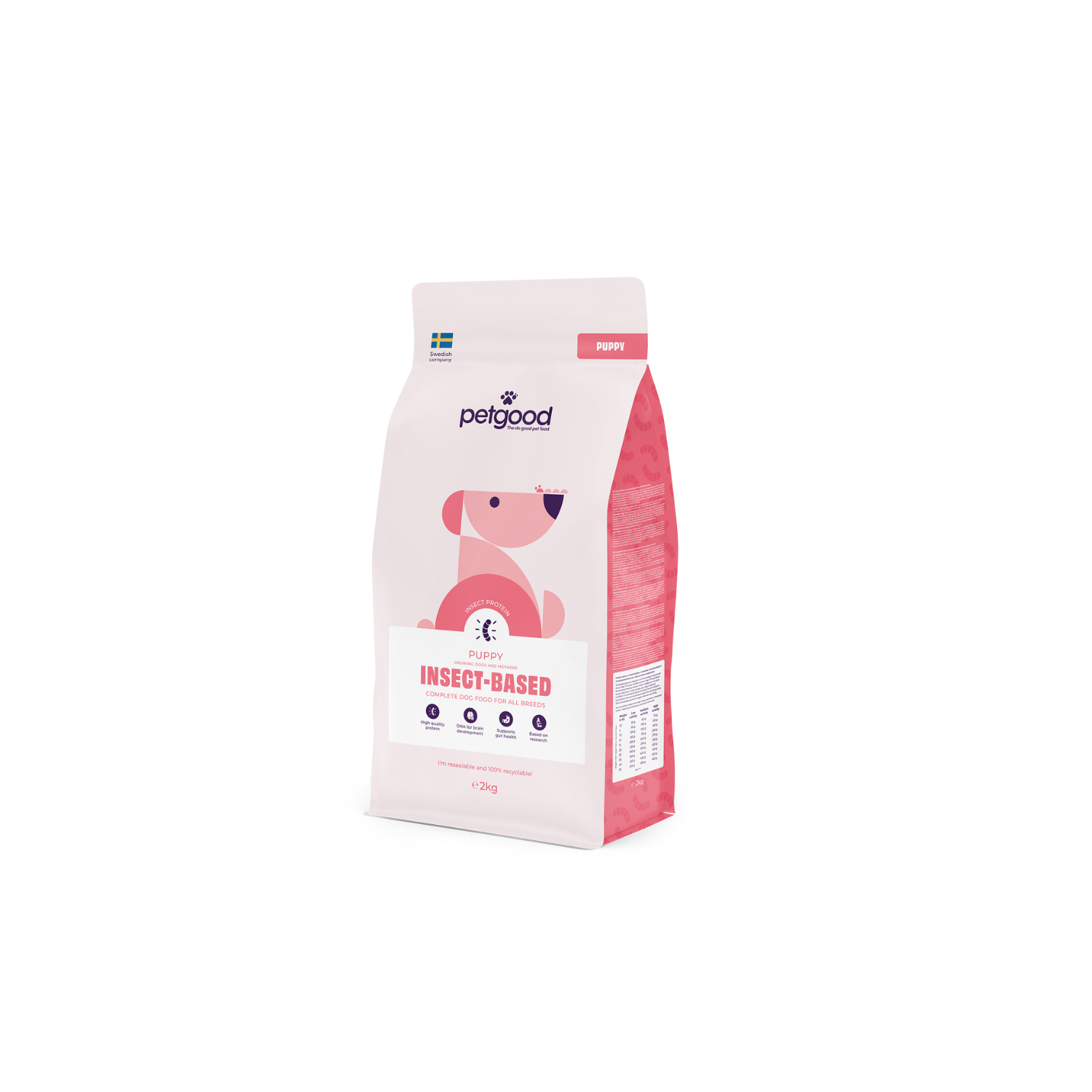 Insektsbaserad valp hundmat med smakgaranti - originalet från Petgood