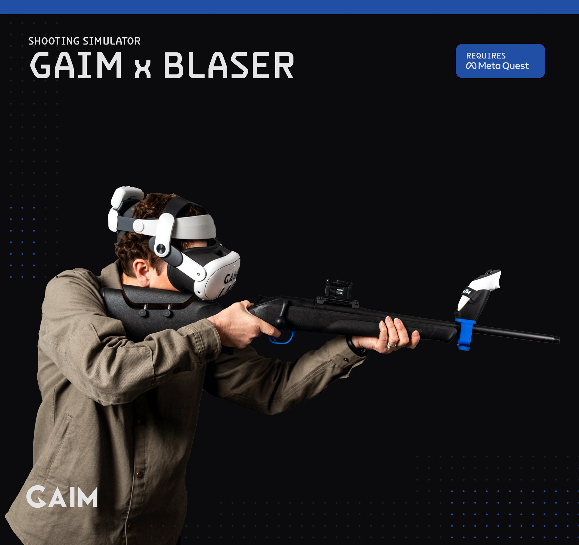 GAIM x Blaser – Entrena con tu Blaser R8 en un Simulador VR