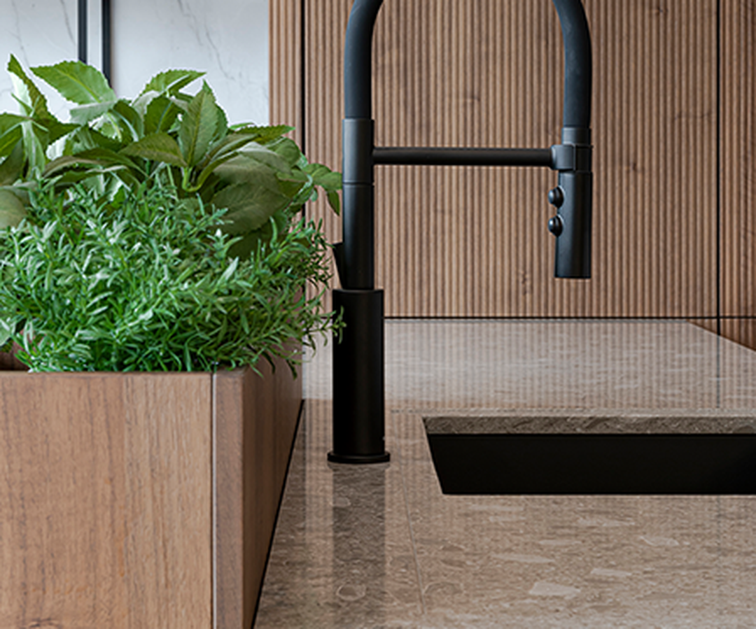 Unistone® quartz composite for kitchen worktops | Brachot