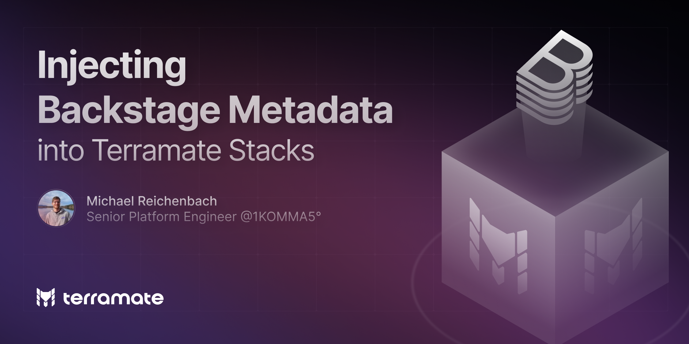 How to inject Backstage Metadata into Terramate Stacks
