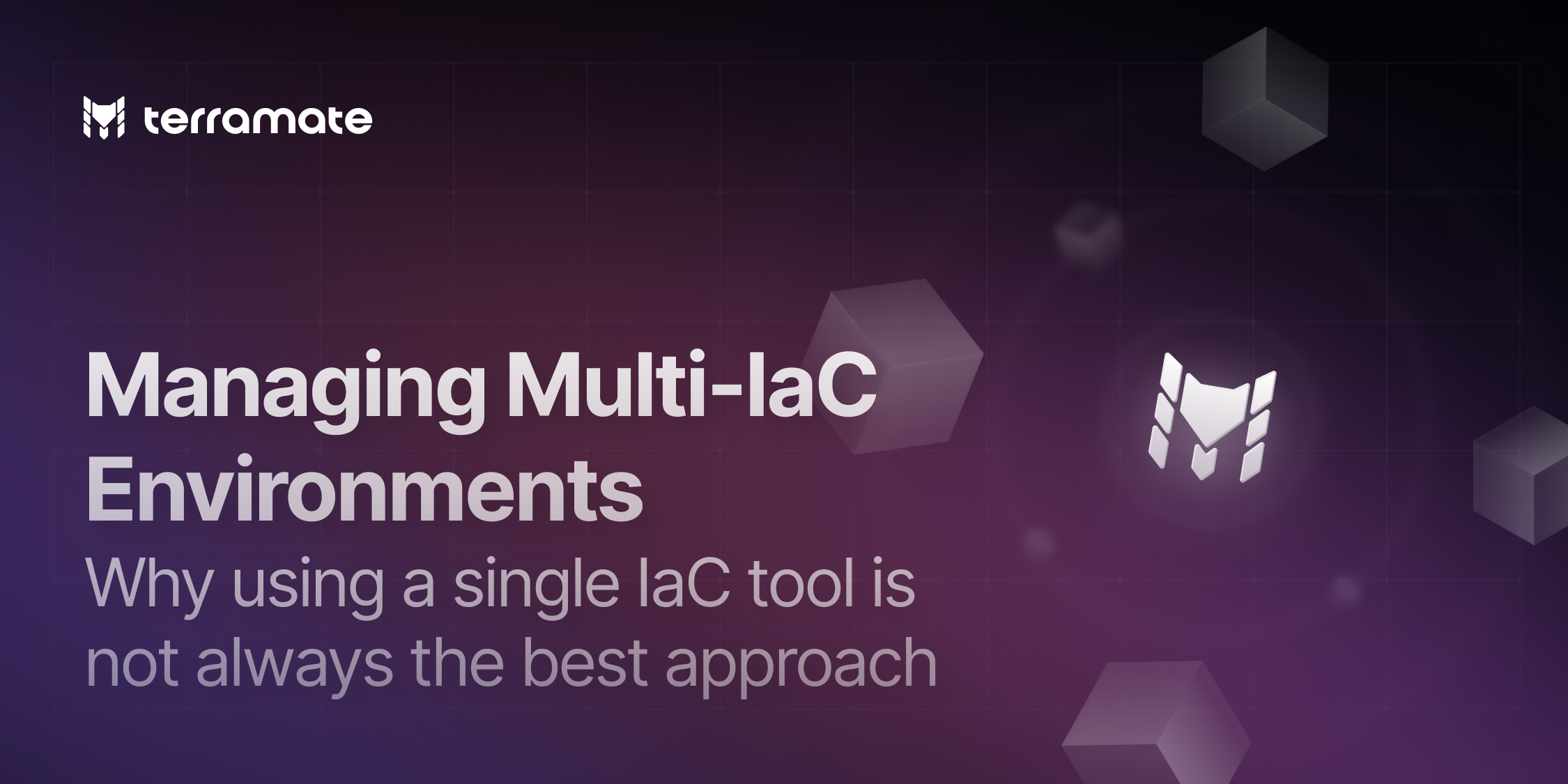 Managing Multi-IaC Environments (Why using a single IaC tool is not always the best approach)