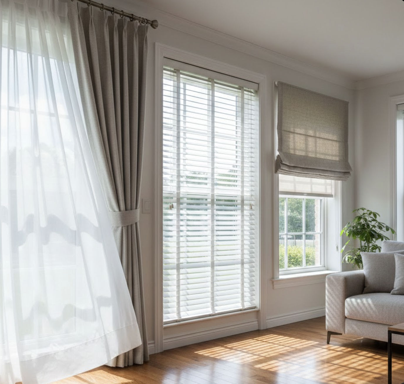 Residential Curtain & Blind Fitting | JUSTHIRE