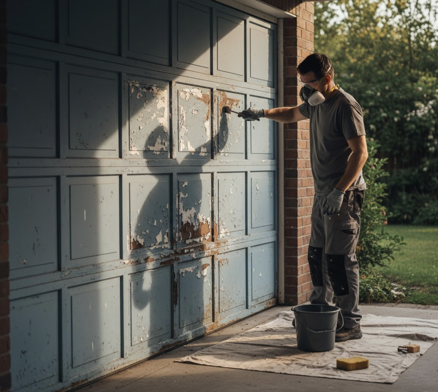Garage Door Preparation | JUSTHIRE