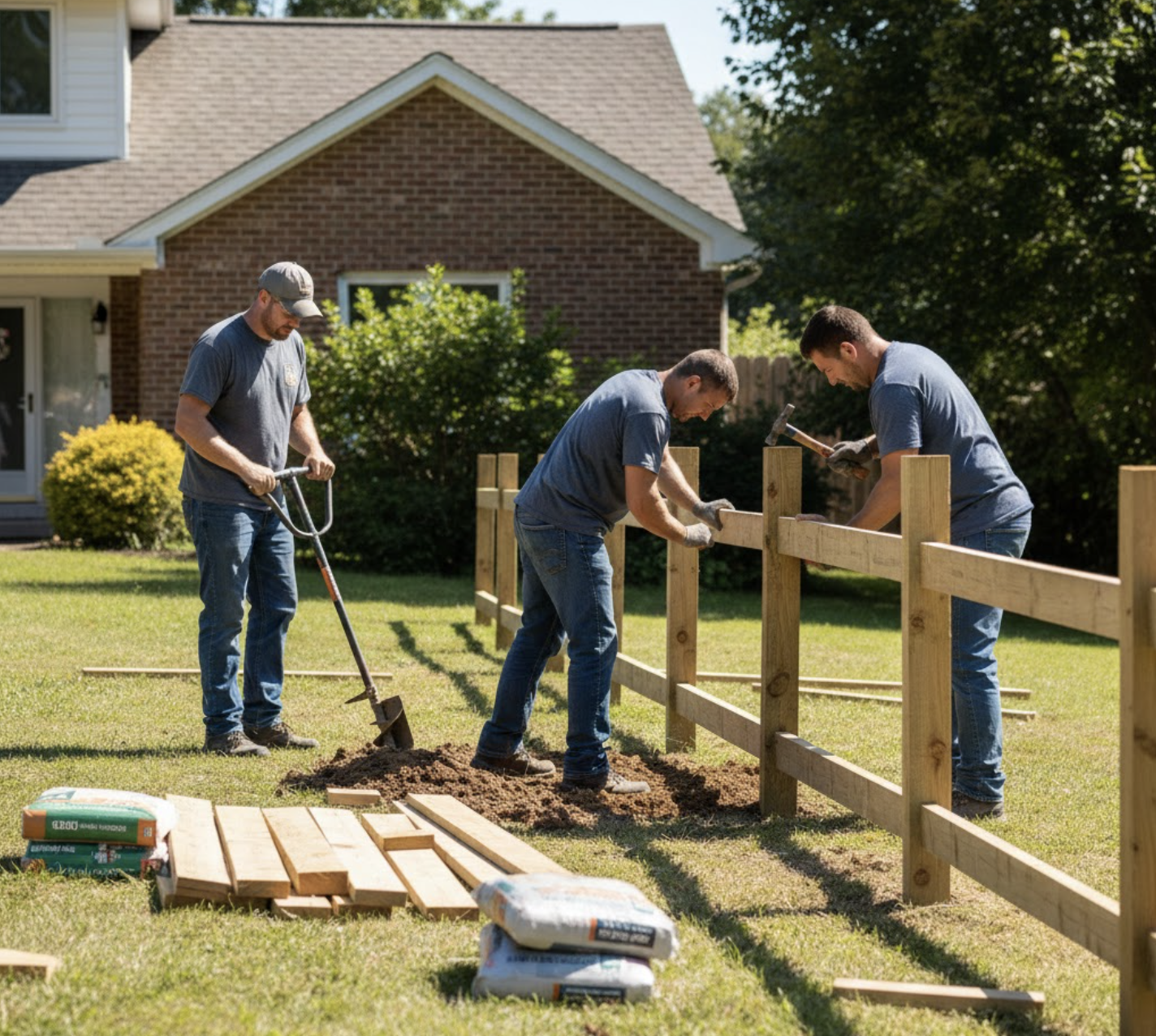 Residential Fencing Installation | JUSTHIRE