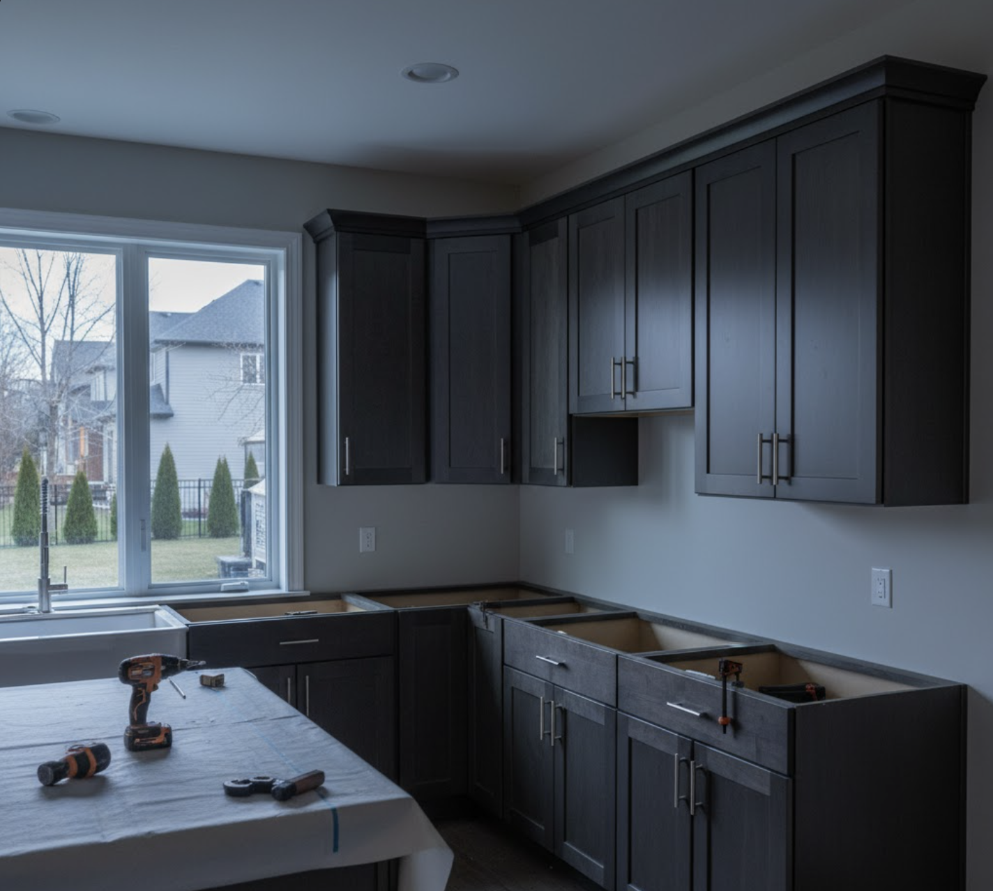 Kitchen Cabinet Installation | JUSTHIRE
