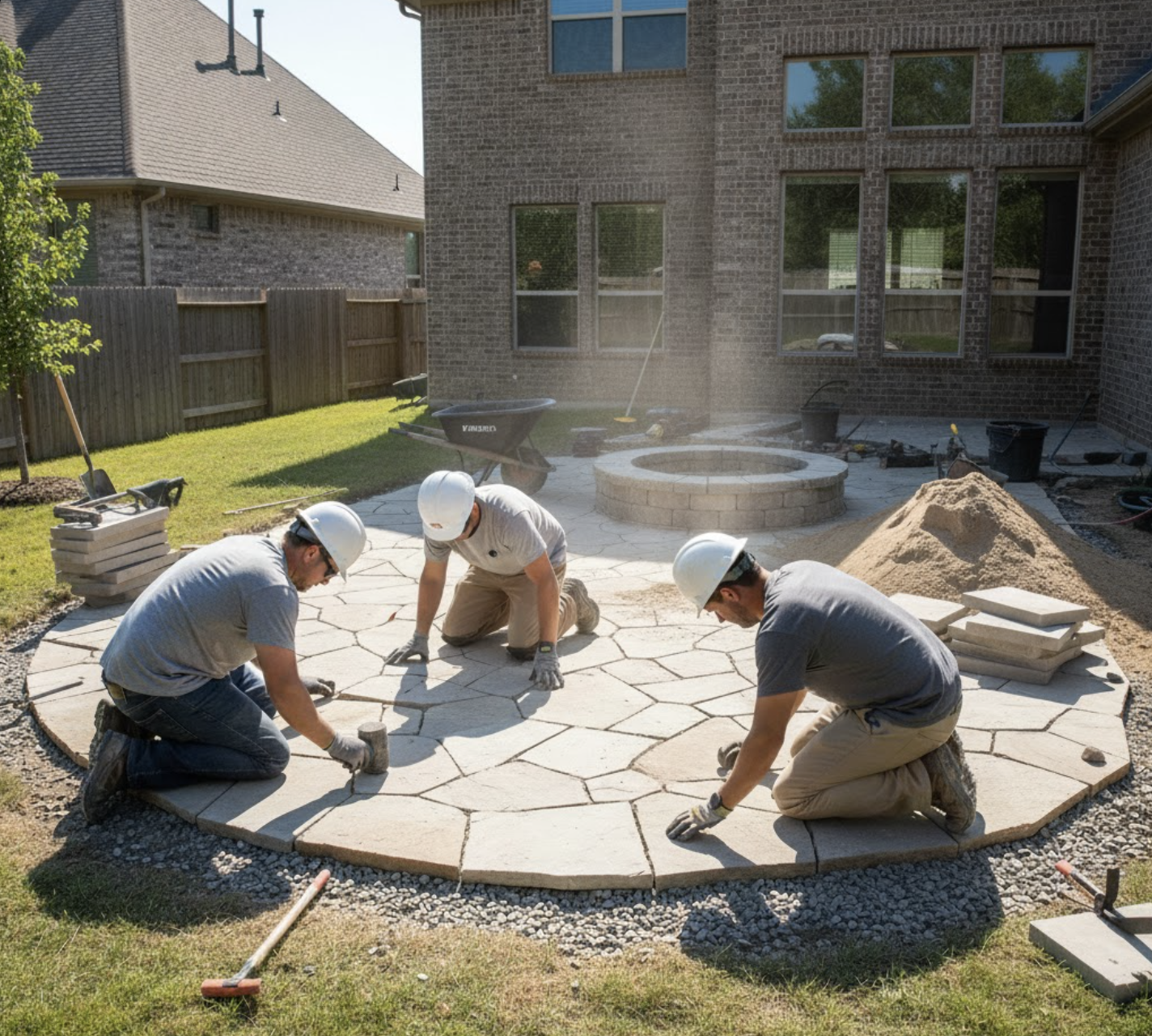 Residential Patio Installation | JUSTHIRE