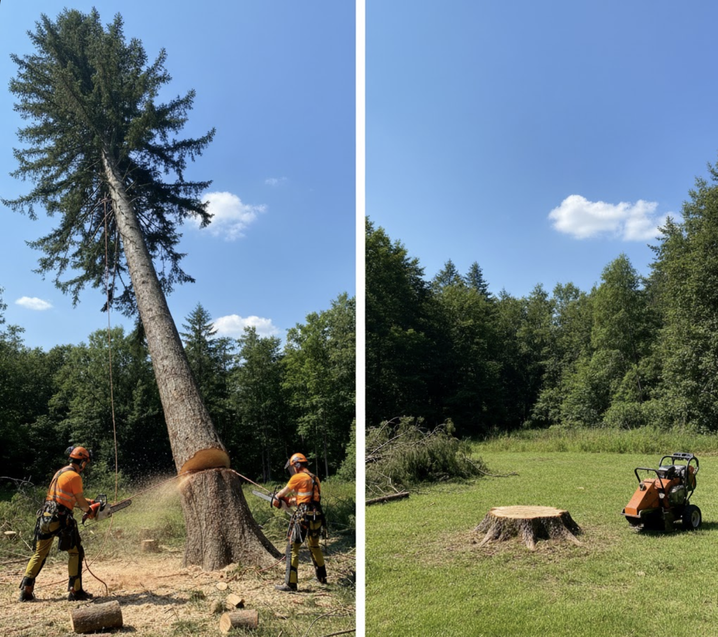 Tree Felling & Removal | JUSTHIRE