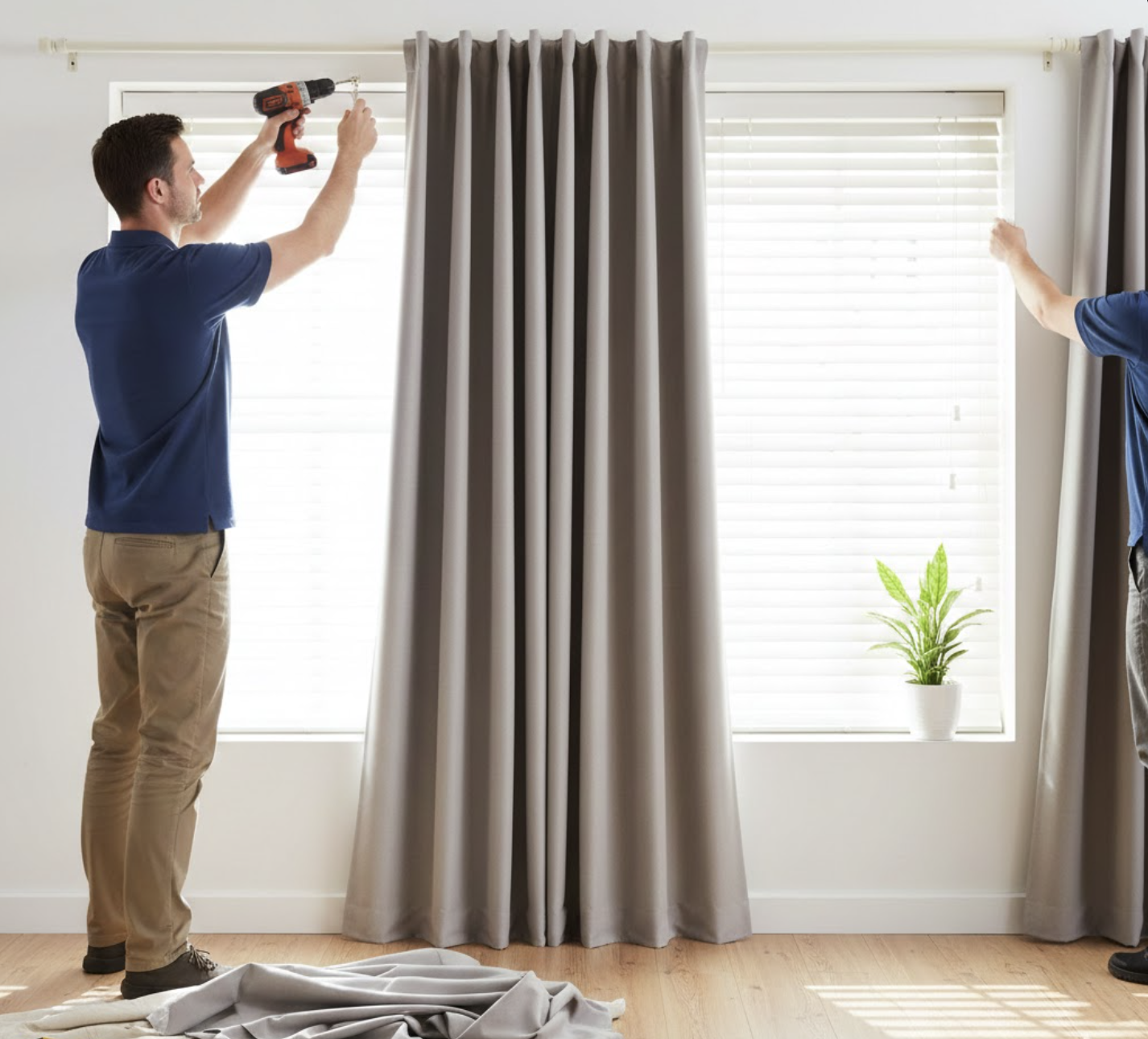 Curtain & Blind Fitting Services | JUSTHIRE