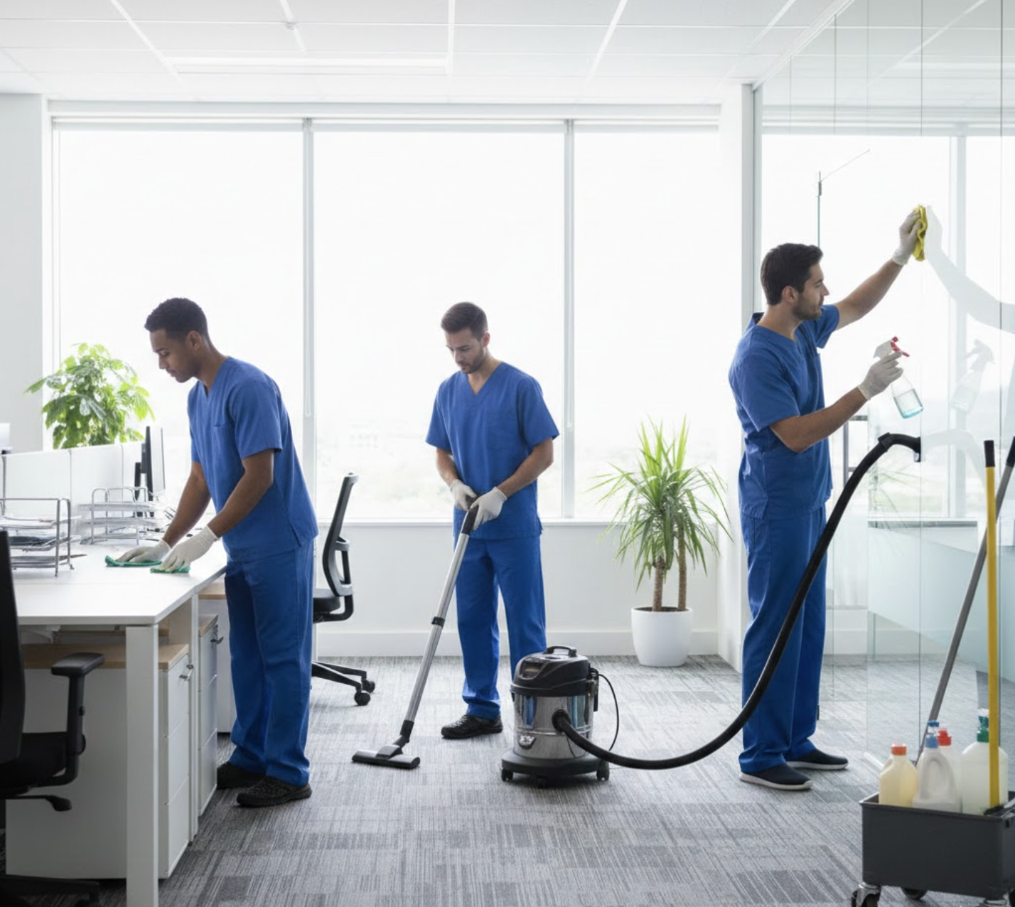 Daily & Weekly Office Cleaning | JUSTHIRE